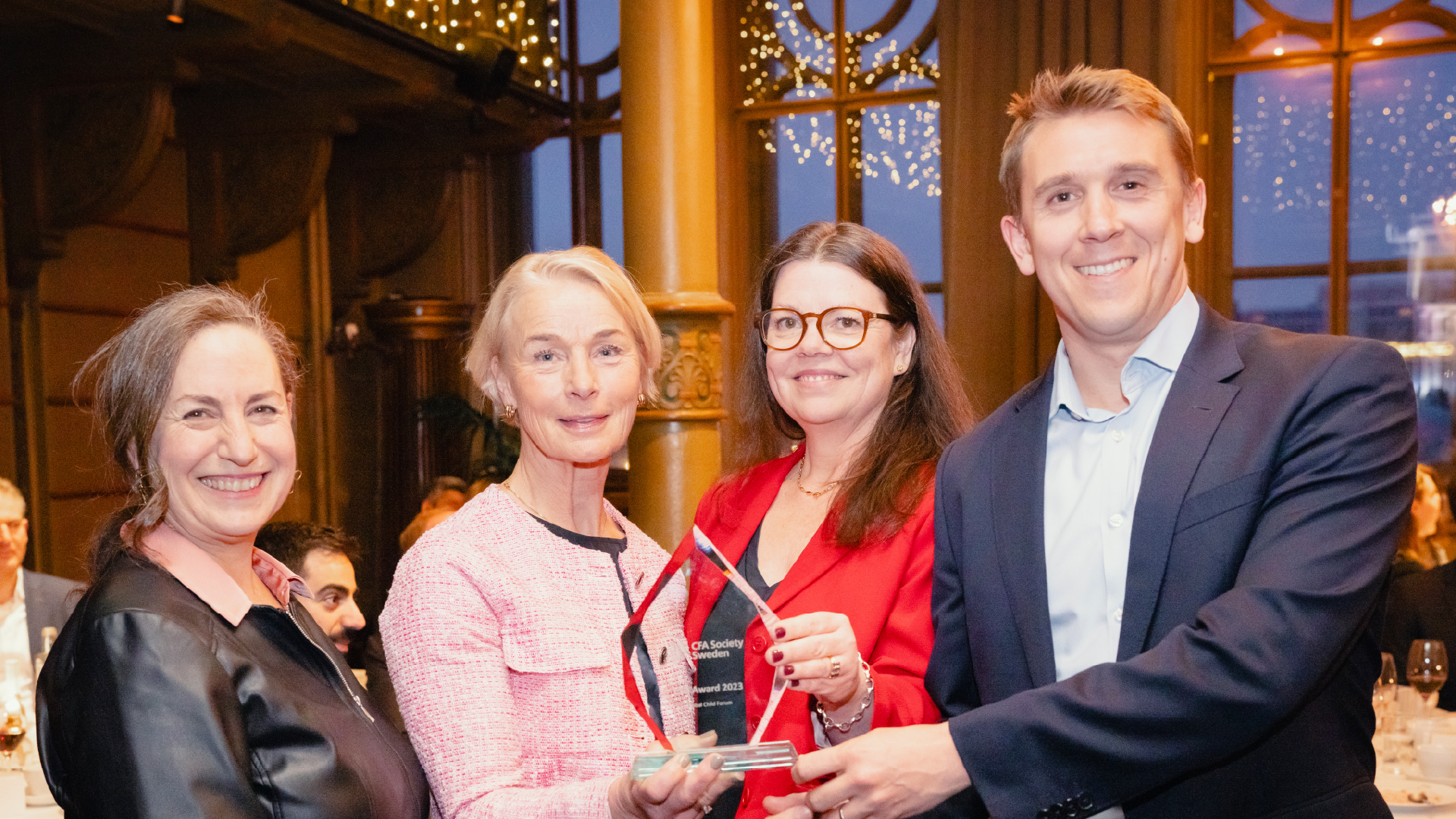 Above: Global Child Forum’s Linda Ravin Lodding, Katarina Mellström ...